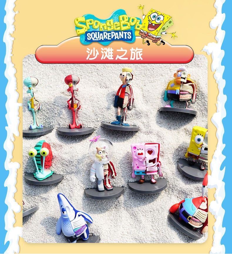 Genuine SpongeBob SquarePants Half Anatomy Blind Box SpongeBob ...