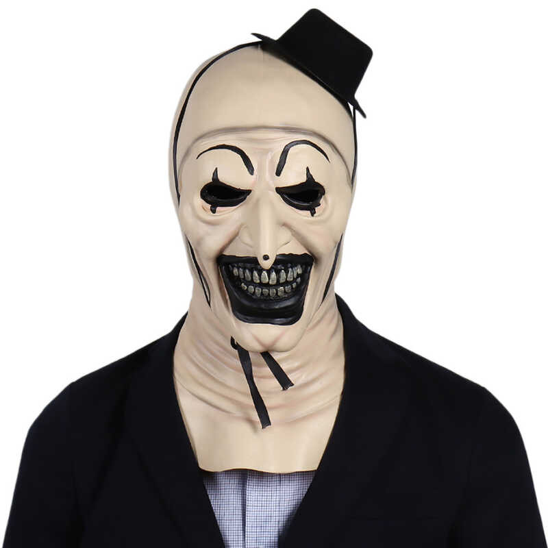 ZXH Awful Bloody Terrifier Art The Clown Mask Cosplay Funny Evil Joker ...