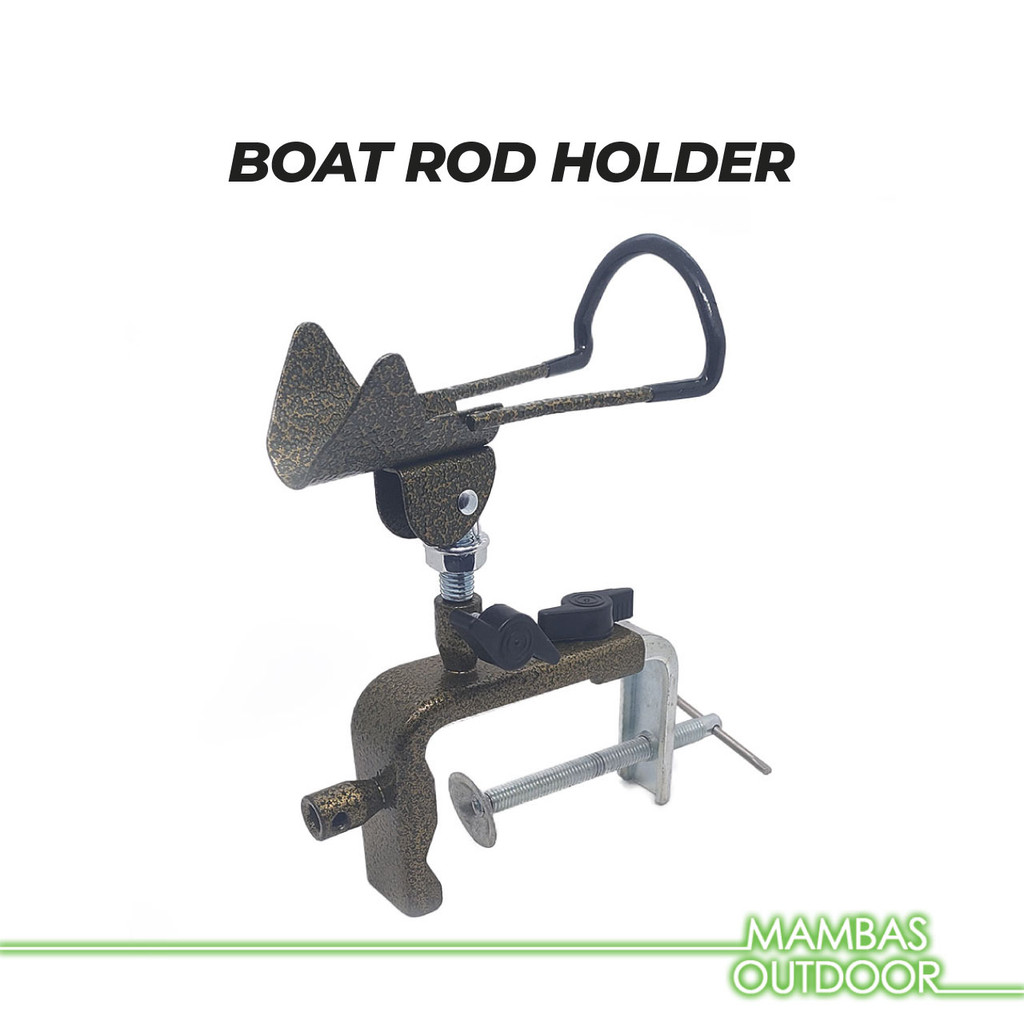 Boat Fishing Rod Holder Clamp Pancang Joran Pancing Kolam Ikan Bracket ...