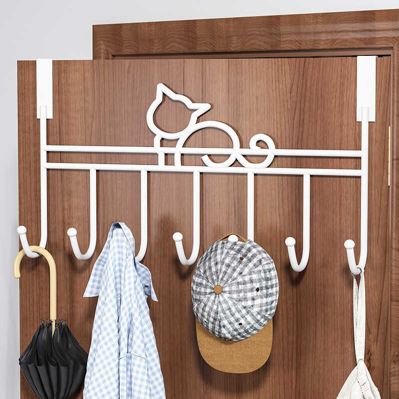 Hanging hooks likod pinto nang walang butas ng butas, pinto, hangers sa ...