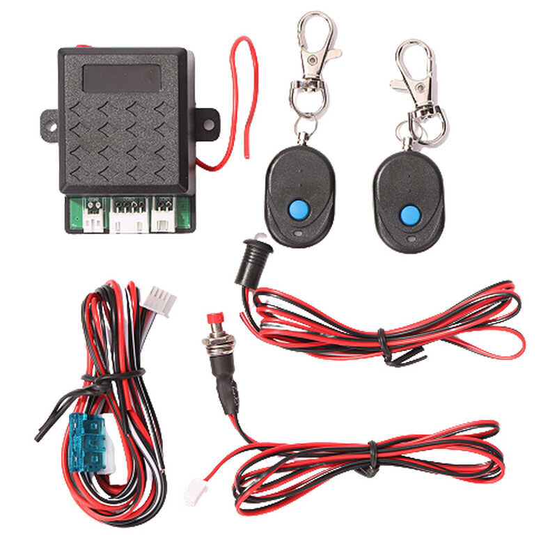 Wireless 12V Engine Lock Locking Car Alarm Systems Anti-Hijacking ...