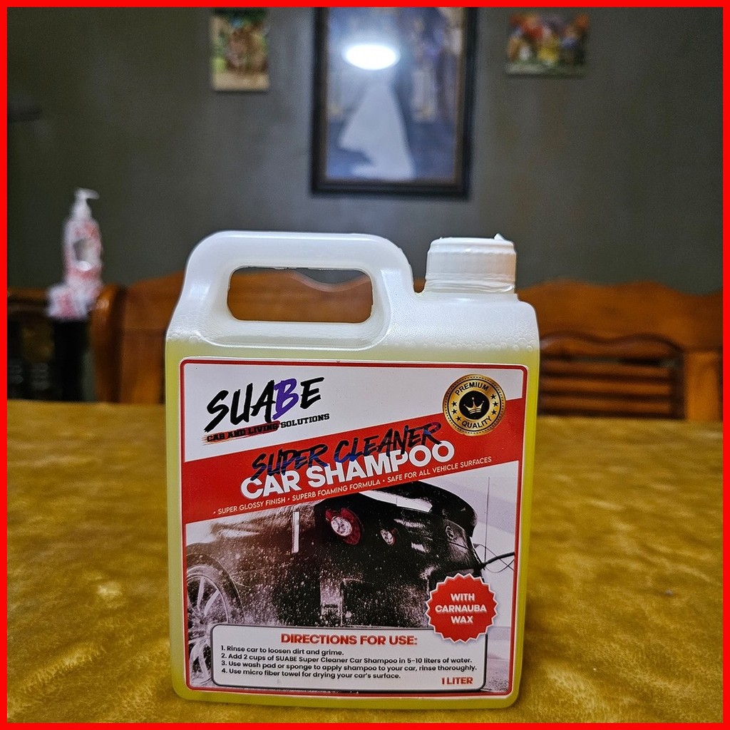 ∆ PREMIUM CAR SHAMPOO (1L) - Cleans, Protects and Shines, Ultra Rich ...