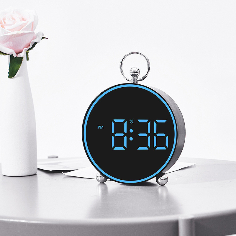 New Creative Alarm Clock Simple Electronic Clock LED Clock Home Bedside ...