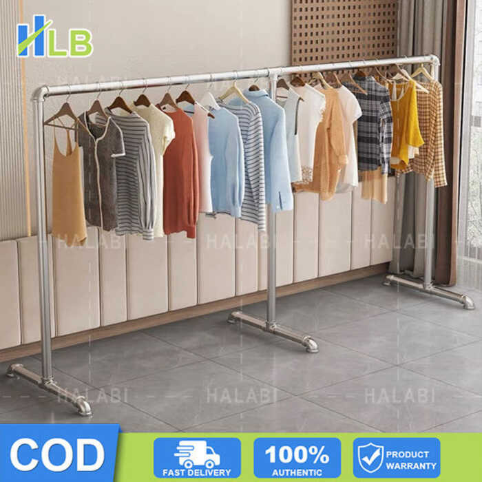 Sampayan Stainless Hanger Drying Foldable Clothes Rack Stand Outdoor ...