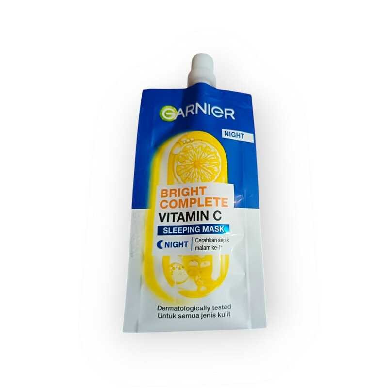 GARNIER BRIGHT COMPLETE YOGHURT SLEEPING MASK 7Ml | Shopee Philippines