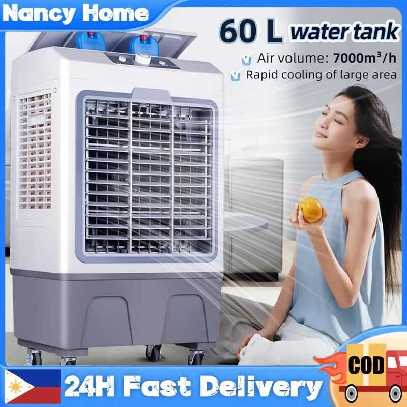 50L Inverter Heavy Duty Cooler Ice Box Electric Fan With Wheels ...