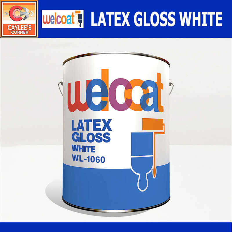 WELCOAT Gloss Latex White - 1 Liter And 4 Liters 1C4 | Shopee Philippines