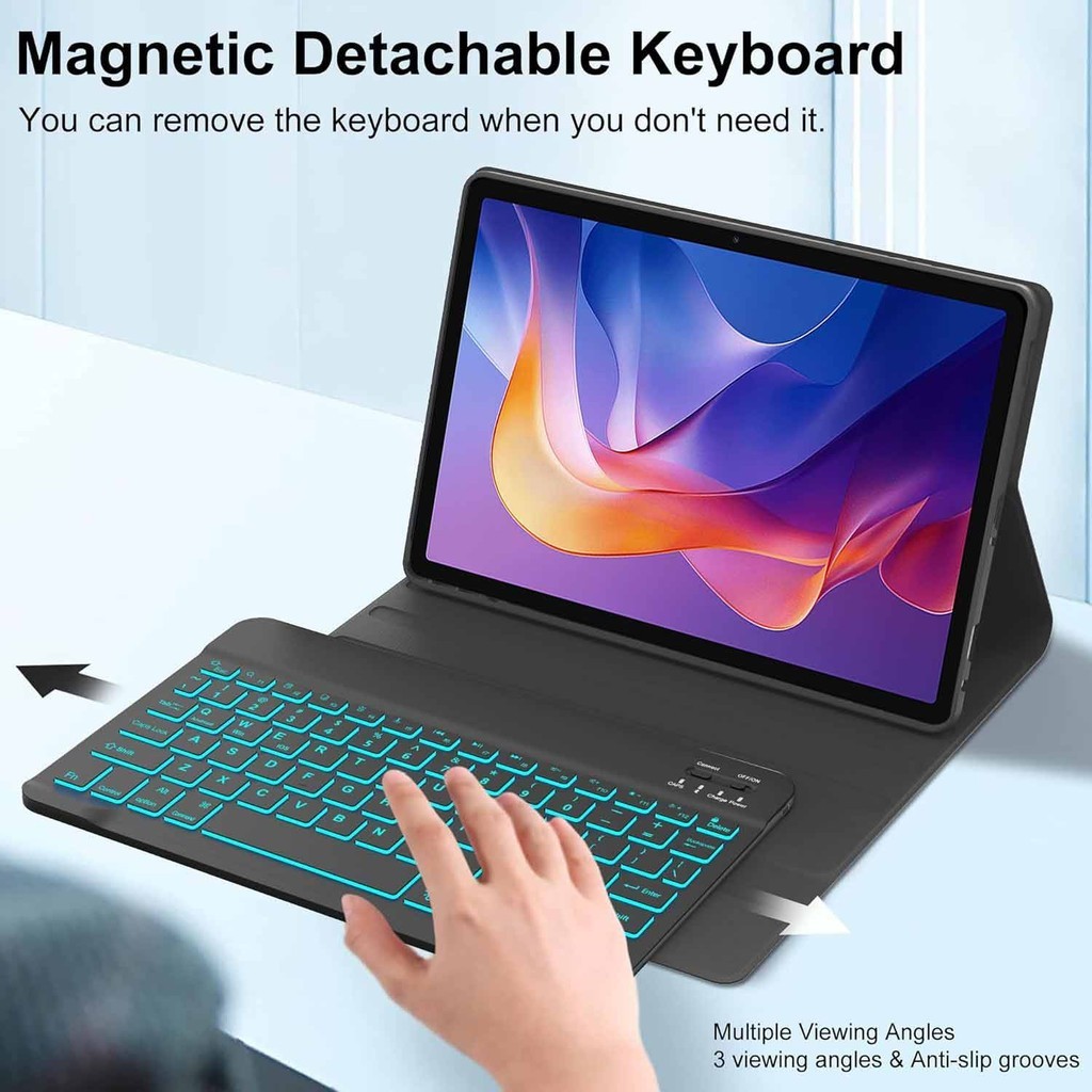 Keyboard Case for Infinix Xpad 20 2025 11inch Wireless Backlit Keyboard ...