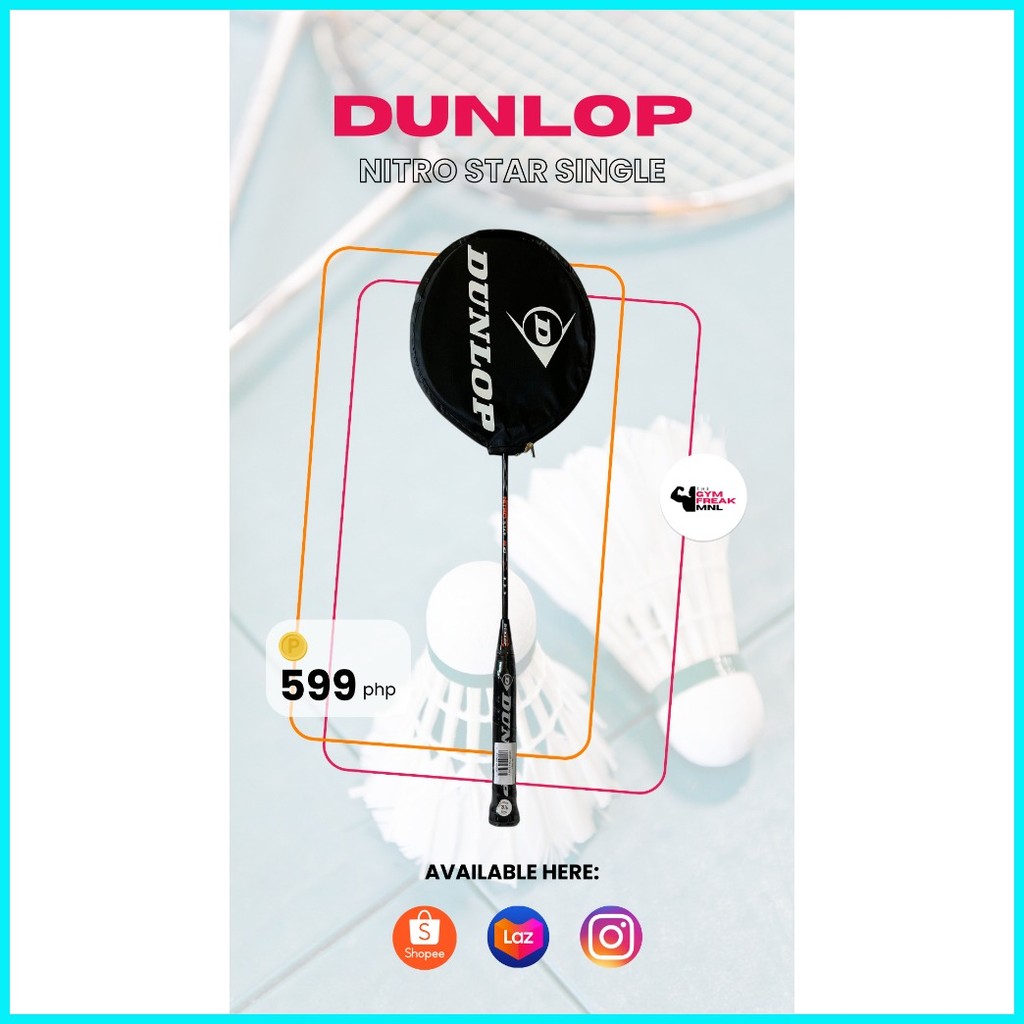Dunlop Badminton Racket (Single) | Shopee Philippines
