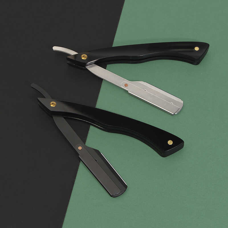 Old-fashioned Manual Razor with Replaceable Blades for Haircut ...