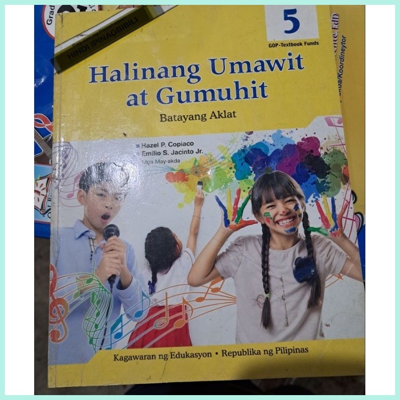 Halinang Umawit at Gumuhit Batayang aklat grade 5 Deped books | Shopee ...