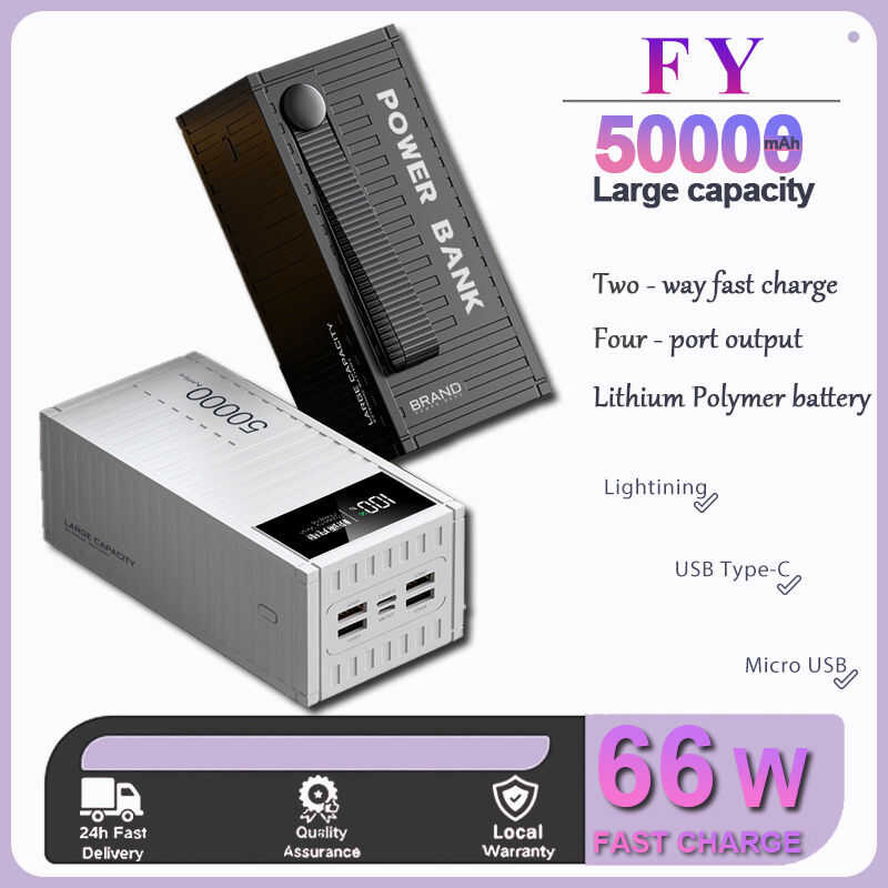 Top.1 66W Fast Charging 50000Mah Bank Original Branded Powerbank ...