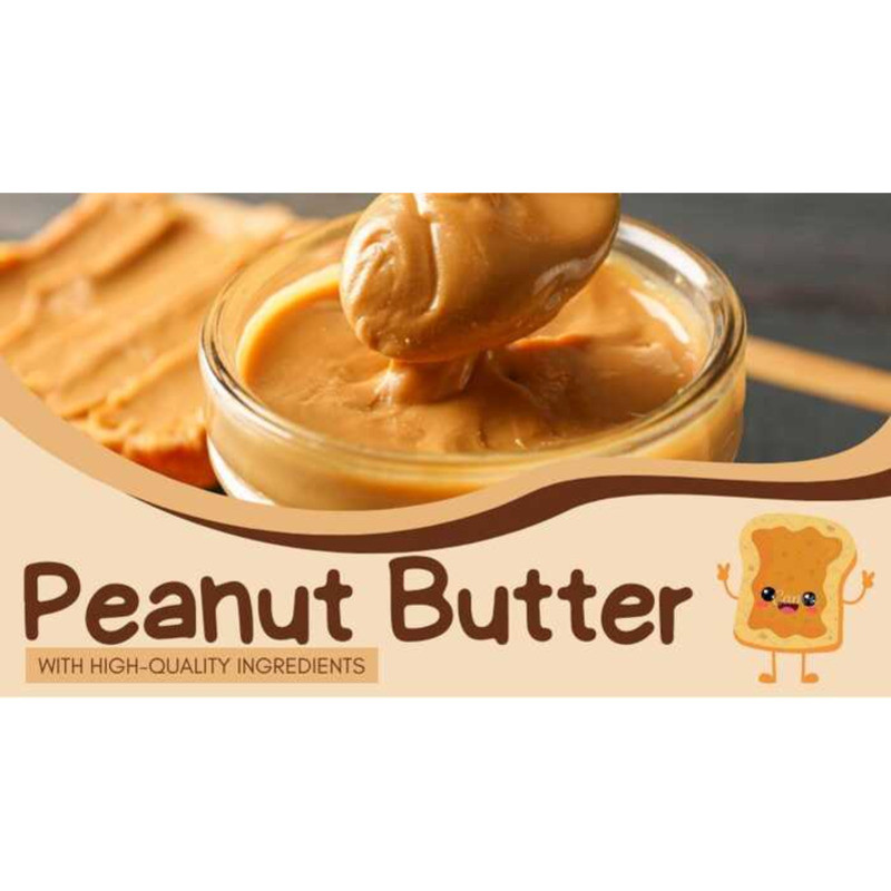 Peanut COD Butter Sticker Labels Sold Per Sheet (15Pc Per Sheet) (15Pc ...