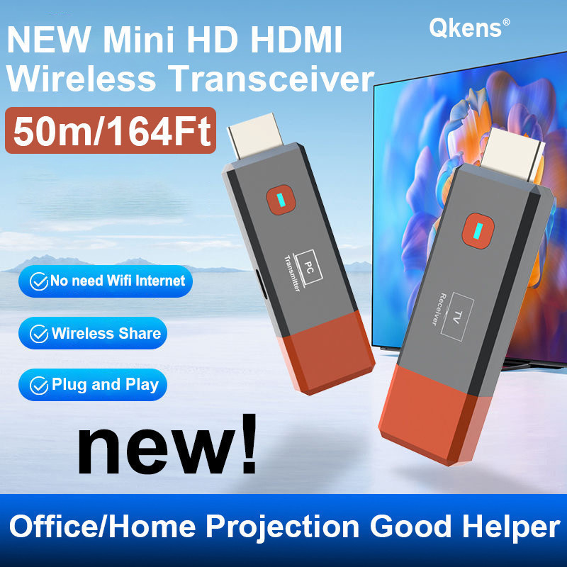 1080P 50m Wireless HDMI Extender Audio Video Transmitter and Receiver ...