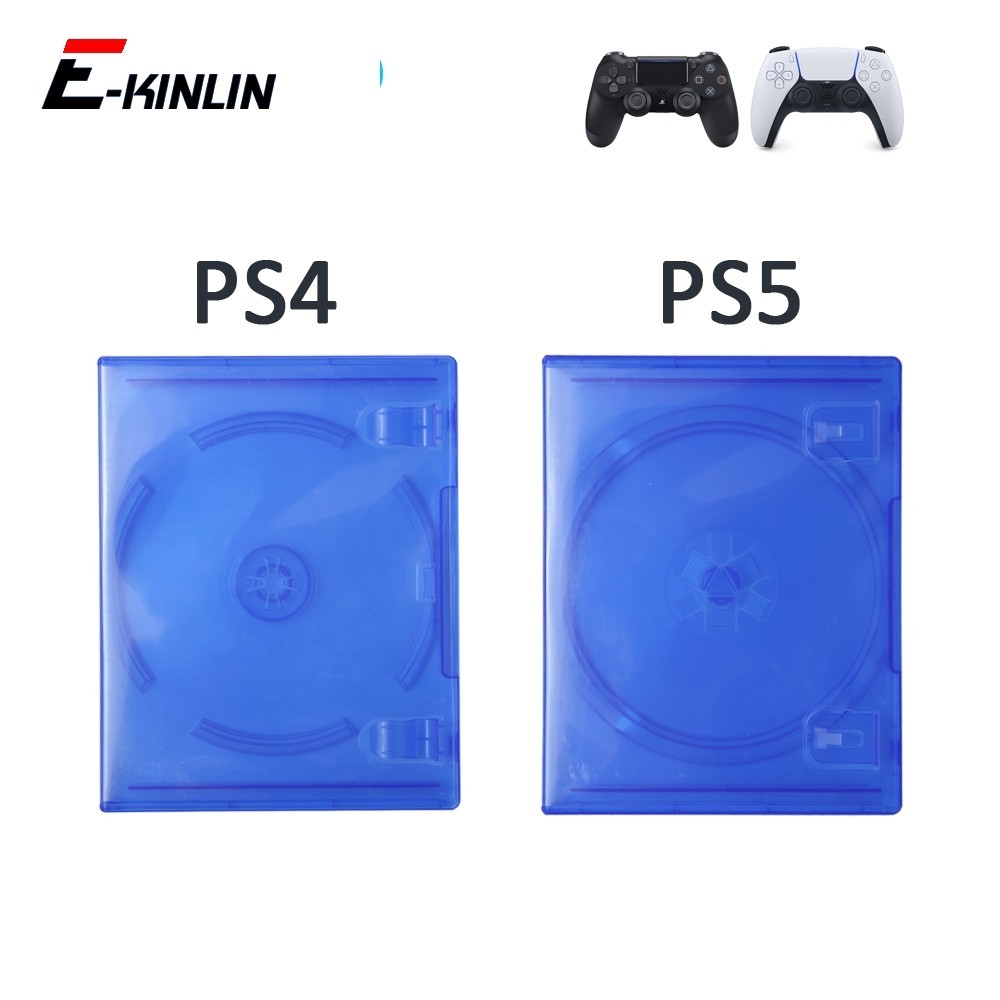 CD Game Case Blue Cover Protective Box Game Disk Holder CD DVD Discs ...
