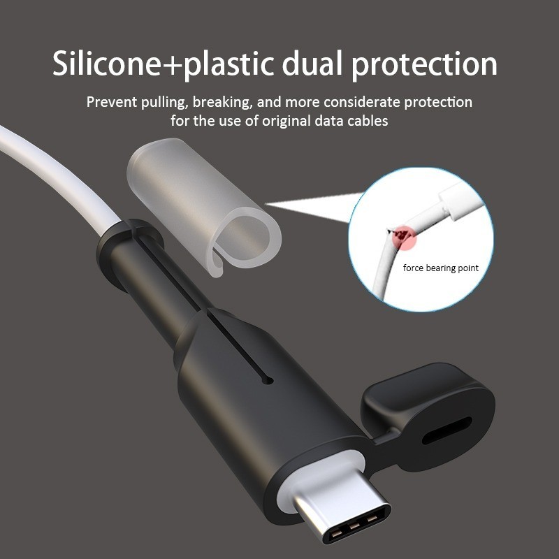 JOYMOW USB Type-C Soft Silicone Cable Protector New Upgrade Cord ...