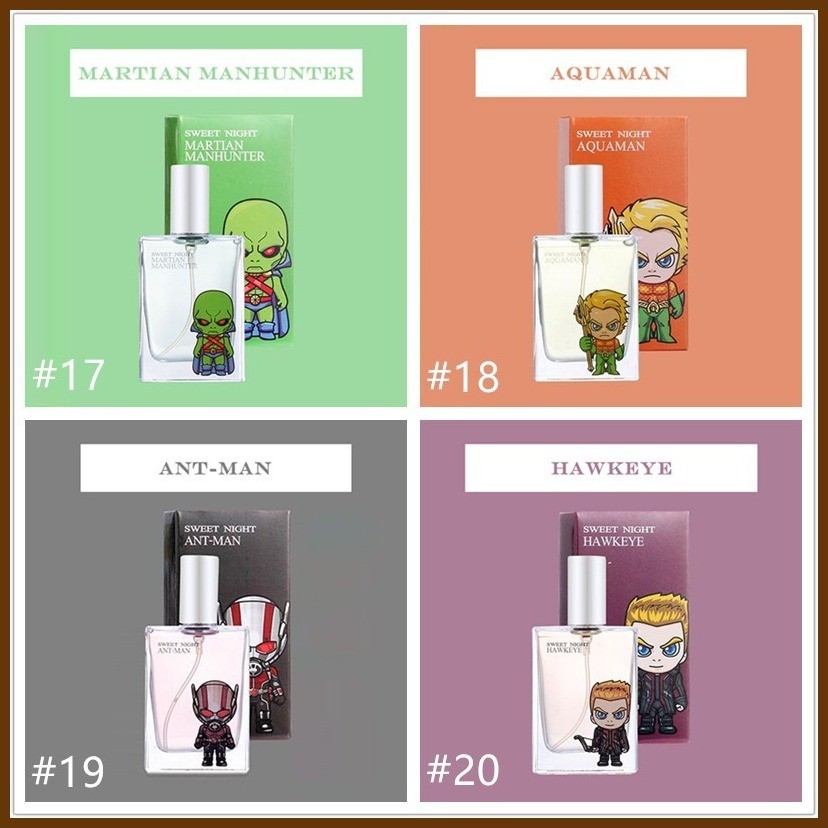Sweet Night mini Marvel Perfume 30ml Original super hero Iron Man ...