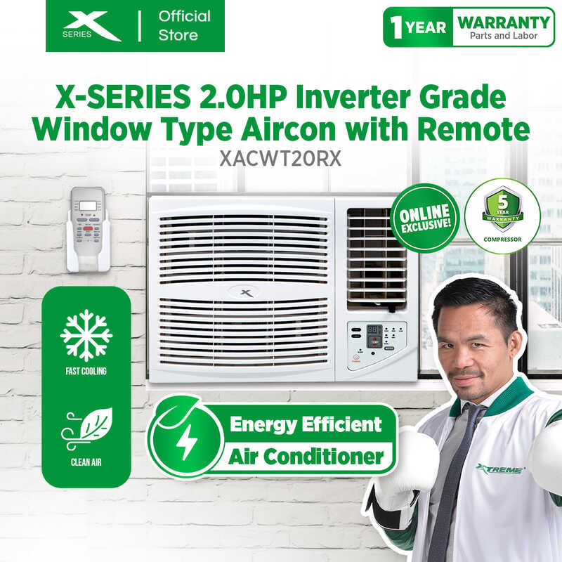 2Hp X-Series Window Type Aircon Inverter Grade Side Discharge High ...