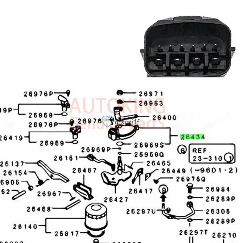 Neutral Safety Switch Range Sensor is Suitable for Mitsubishi Lancer ...