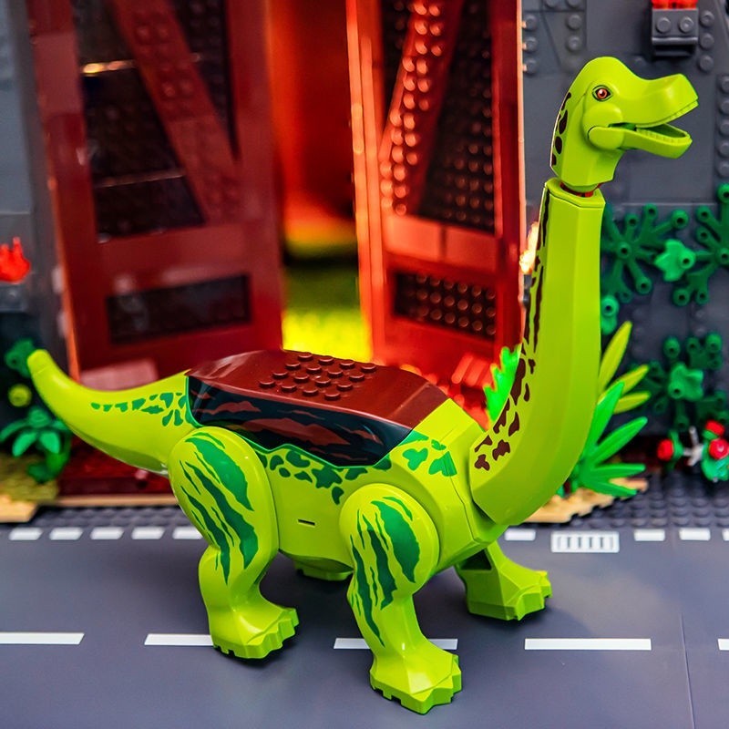 Big Size Dinosaur Building Blocks – Set of Brachiosaurus, Therizinosaur ...