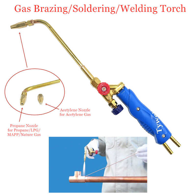H01-2 Oxygen Brazing Propane Acetylene Liquified Gas for Steel Copper ...