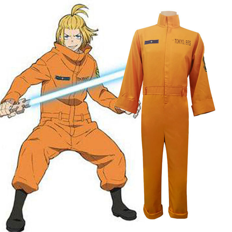 𓍝⌖ Fire Force Cosplay Costume Shinra Kusakabe Akiratu Oubi Maki Oze ...