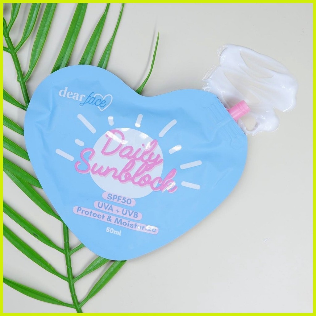 Dear Face Drunk Skin Facial Wash / Supra Glow Serum / Daily Sunblock ...