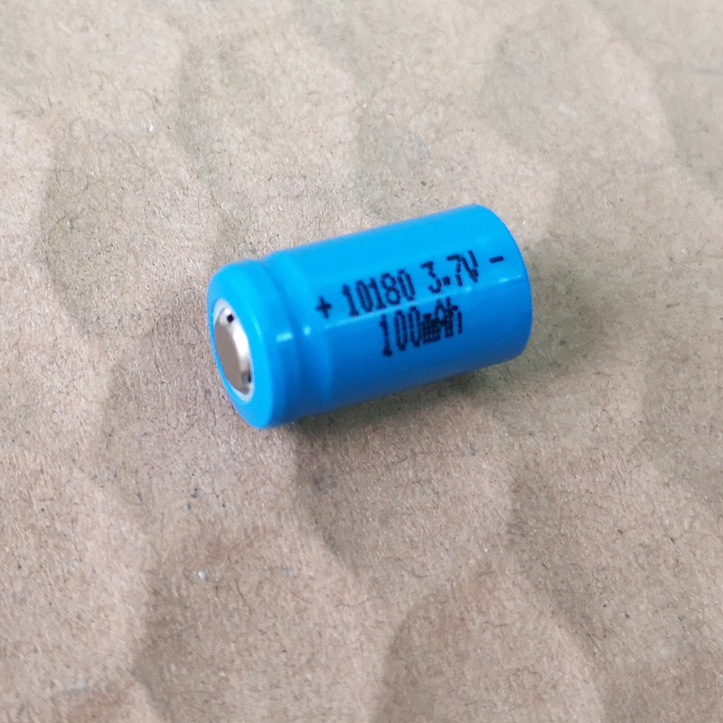2-10Pcs 3.7V 62 10180 Rechargeable Li-Ion Battery Icr10180 Cell 100Mah ...