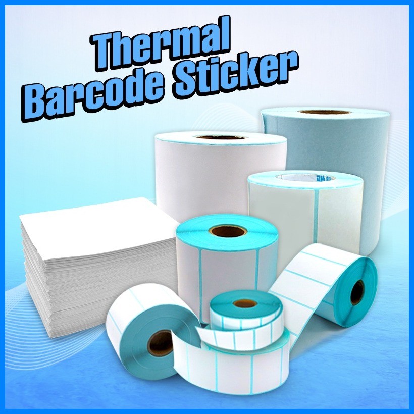 Barcode Thermal Sticker For Shopee Waybill Roll All Size 100x150mm ...