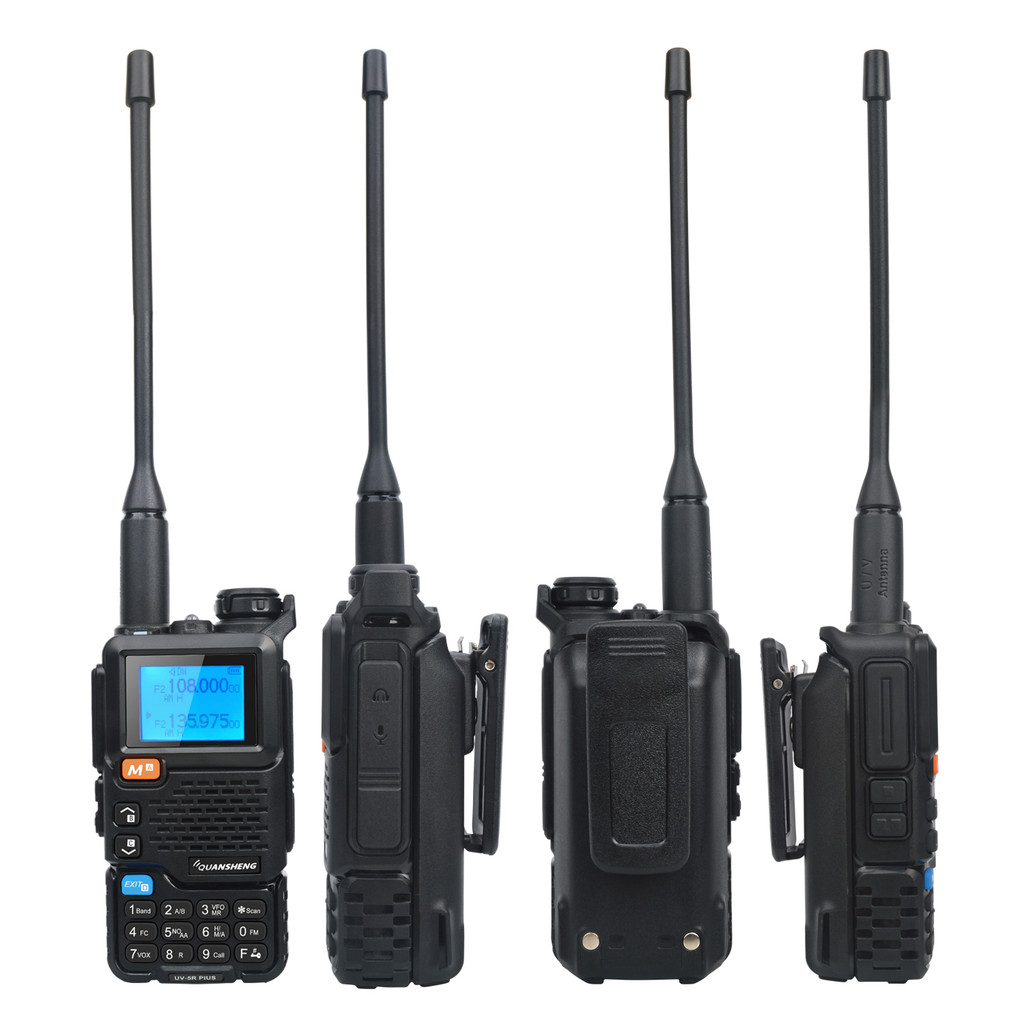 Quansheng Uv-5R Plus 50-600Mhz Air Walkie Talkie Cross Band Intercom ...