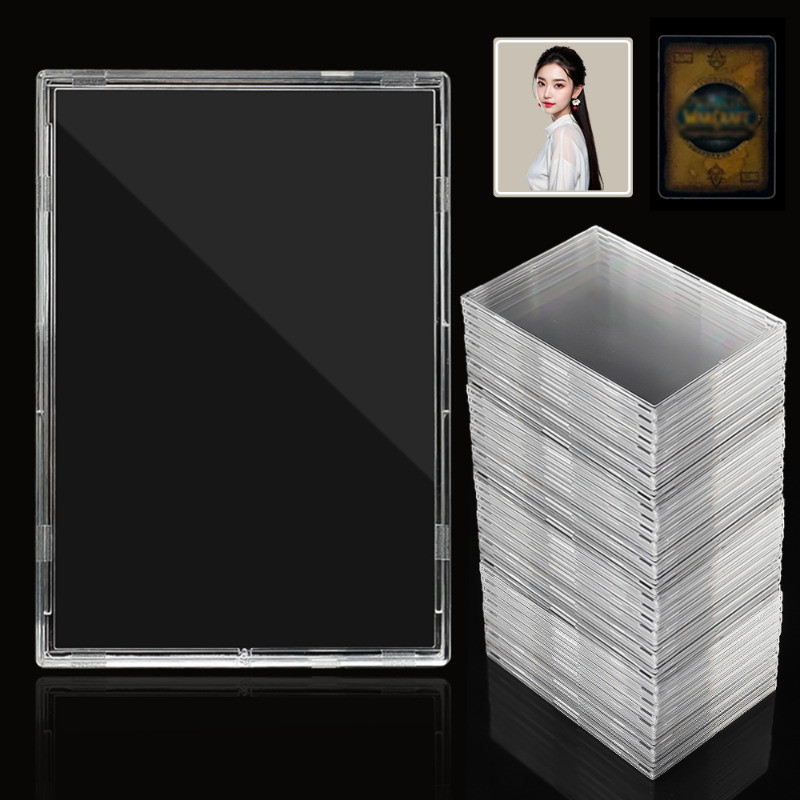 5Pcs Clear Hard Acrylic Card Case - Game Card Storage Holder ...