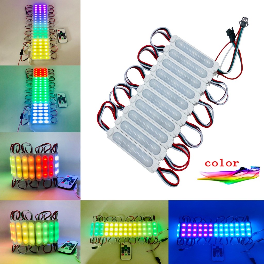 DC12V WS2811 LED Module 5050 3LED RGB Dream Pixel Color IP65 LED Strip ...