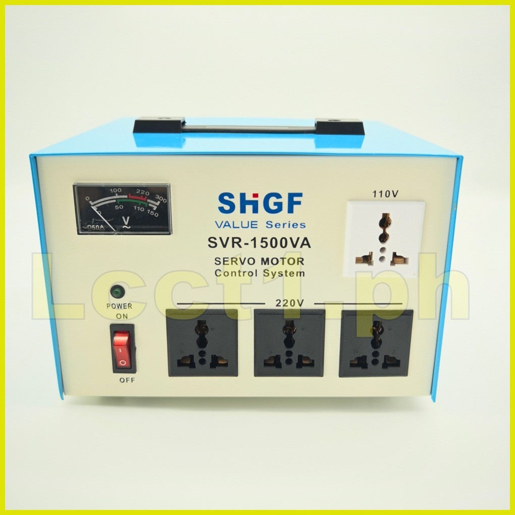 ⊕ 1500W AVR Automatic Voltage Regulator 1500VA Servo Motor Type 1.5KVA ...