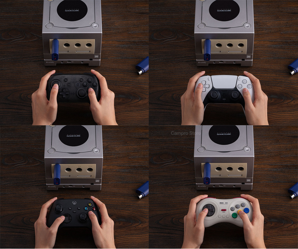 8Bitdo Bluetooth NGC Retro Receiver for NGC, Wii ,PC Windows 10 11 ...