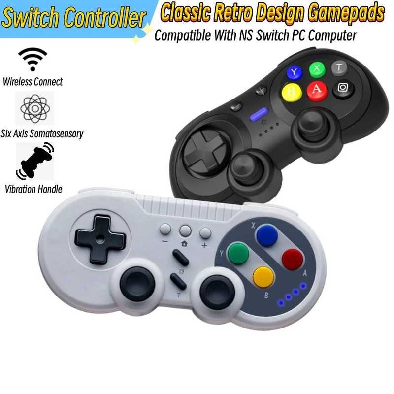 COD Classic Retro Design Wireless Pro Controller Switch Lite OLED ...
