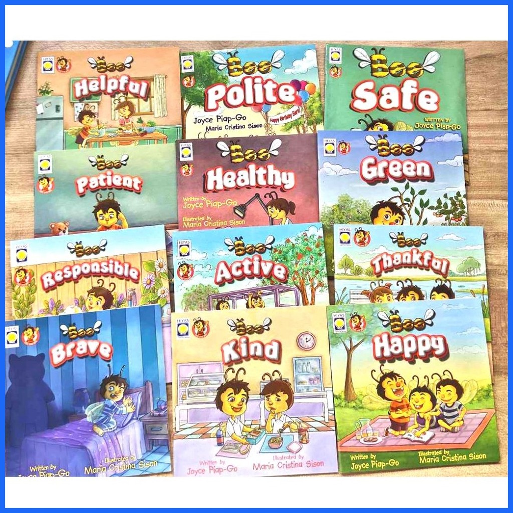 ☎ Dee the Bee MINI THIN BOOKS (singles) teaching values books - Bee ...