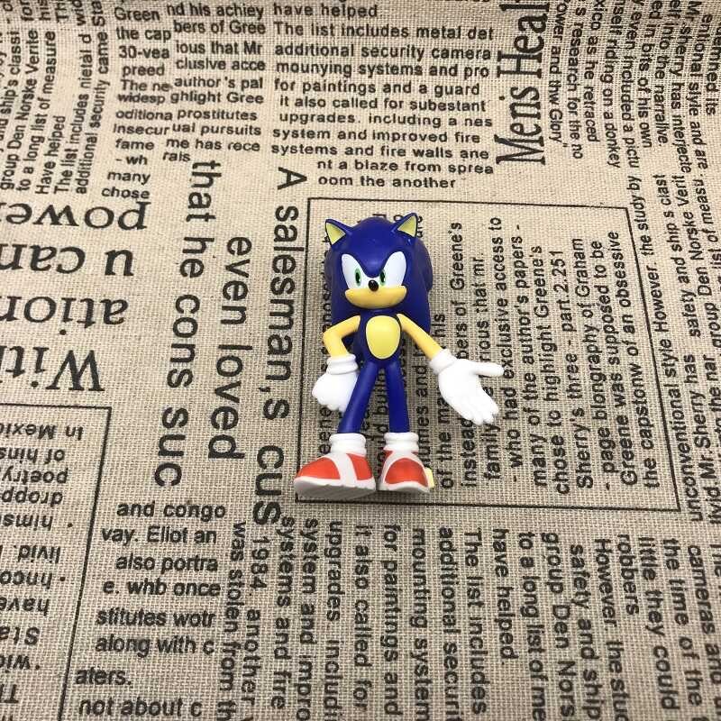 Official Loose Goods Super Sonic Mouse Dark Sonic Figure Doll Desktop ...