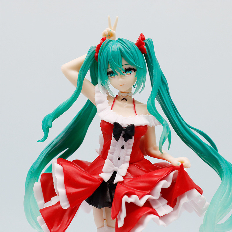 Two-dimensional Animation Beautiful Girl Heart Model Figure Hatsune ...
