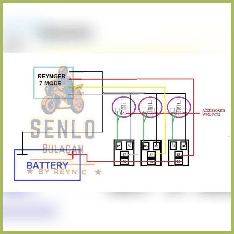 Senlo M1 MDL 30 Watts V3 Set | Switch, Relay, Fuse, Nitto, Wire ...