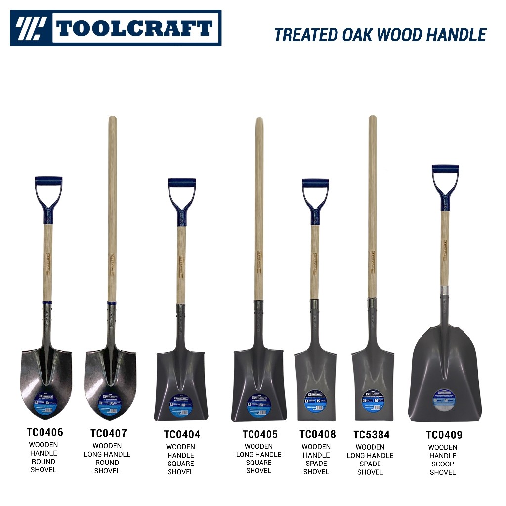 TC Shovel Treated Oak Wooden Handle Pala (TOOLS FOR AGRICULTURE AND ...