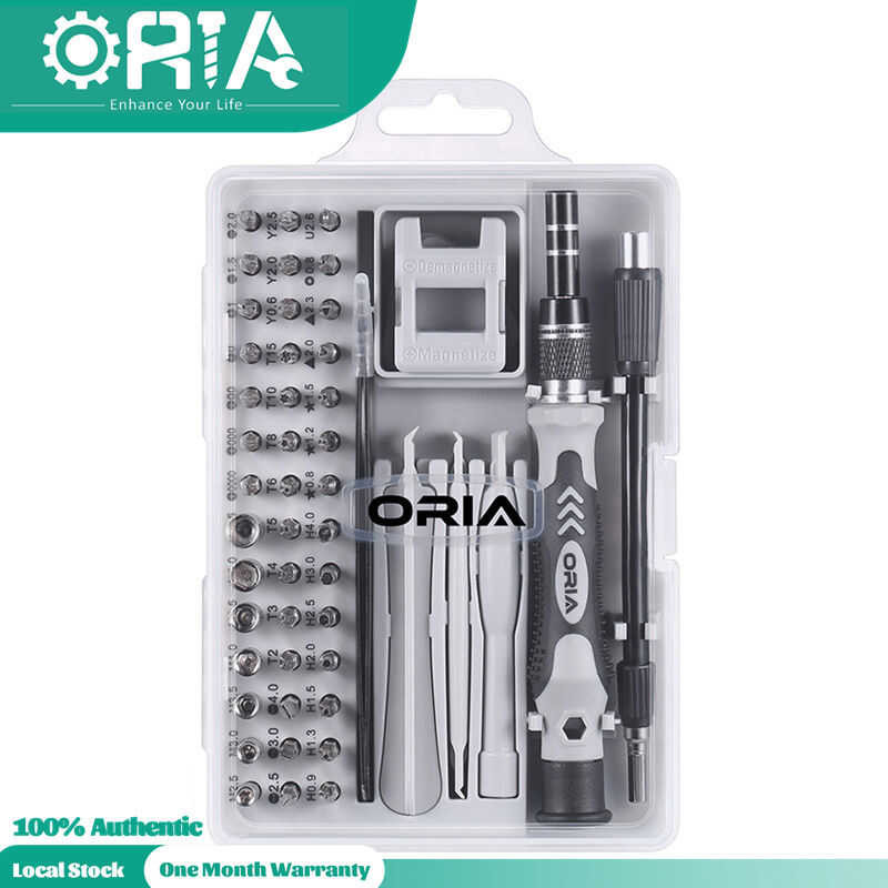 ORIA Screwdriver Set 52 In 1 Bits Magnetic Driver Kit Precision Screw ...