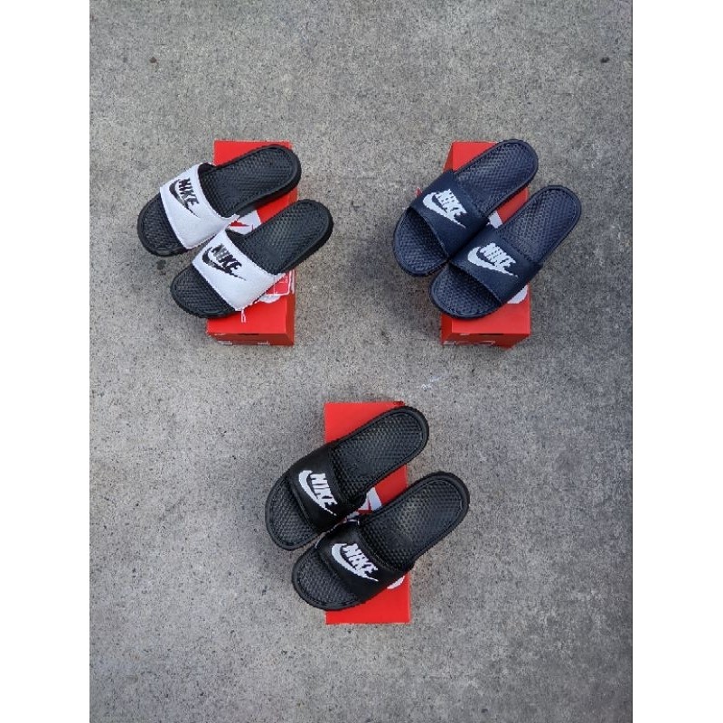 Nike Benassi Slides Mens And Womens (BRAND NEW ORIGNAL) | Shopee ...