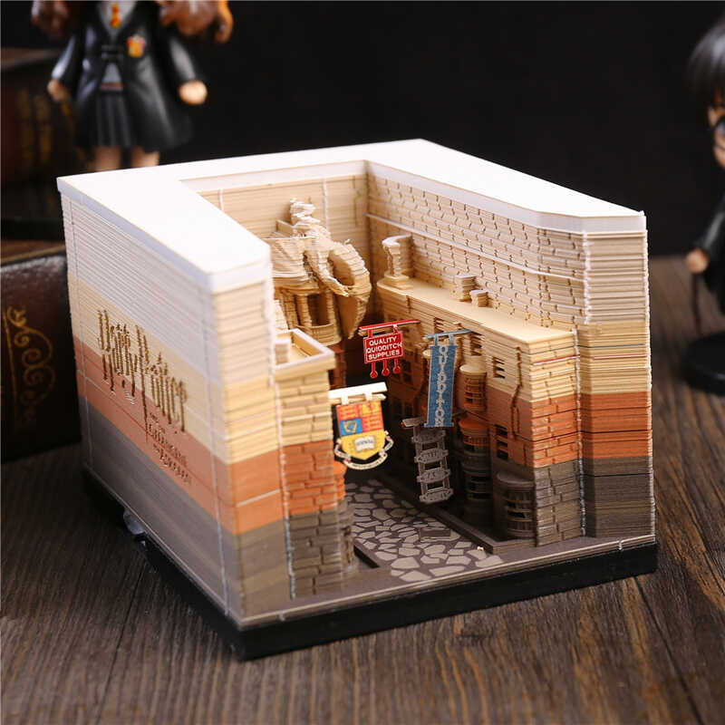 Potter Recording Three-dimensional Post-it Notes around Hogwarts Castle ...