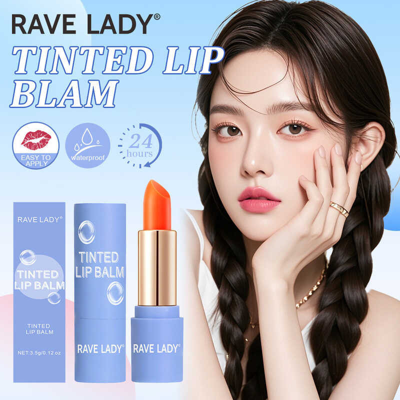 RAVE LADY Lip Tint Lasting Waterproof Moisturizes Color Changing Smooth ...