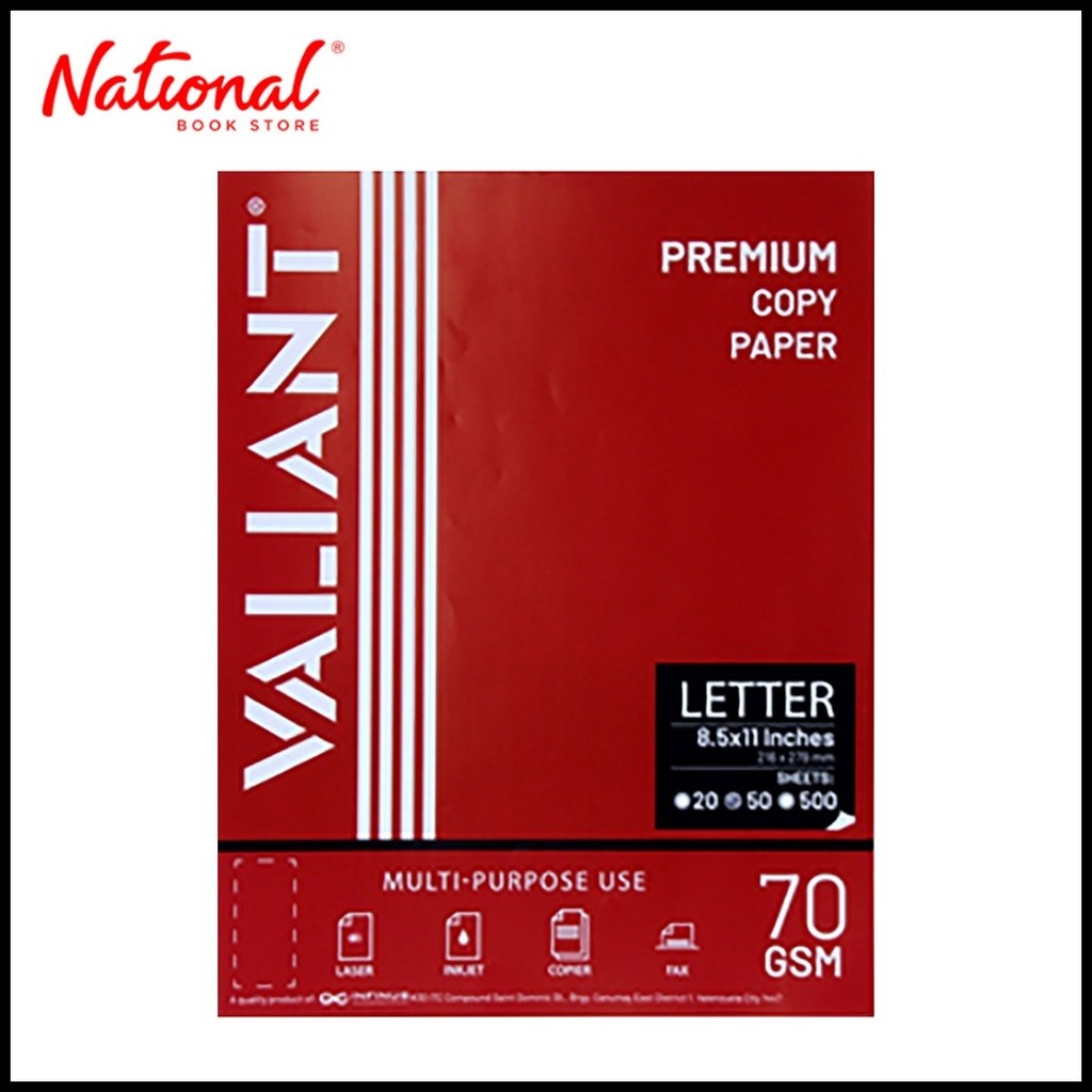 Valiant Typewriting Paper Short 20's 70gsm - School & Office Supplies ...
