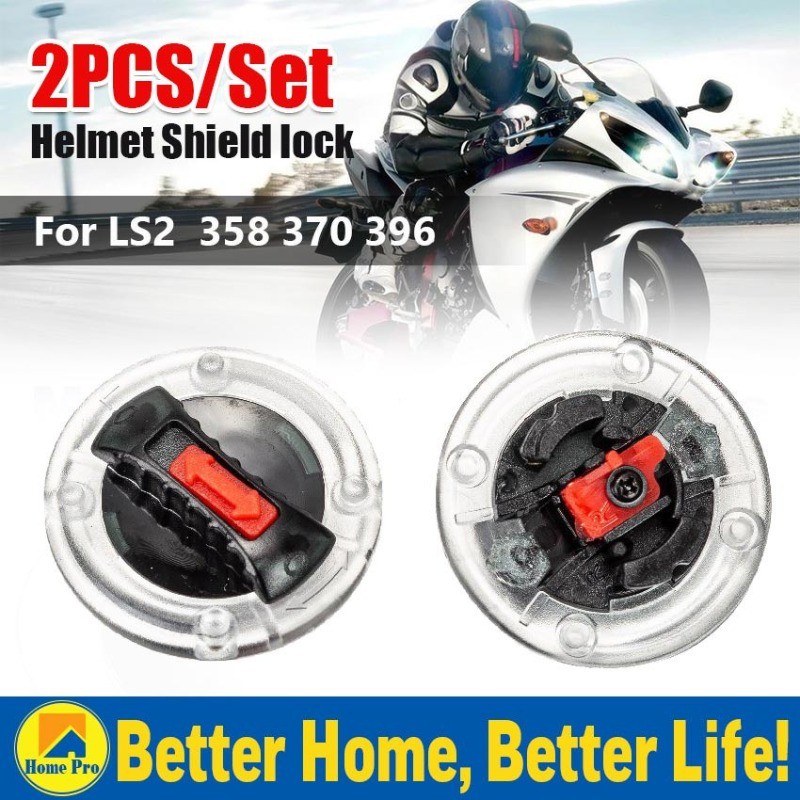 1Pair LS2 Helmet Shield Lock Lightweight For Motorcycle Replacement ...