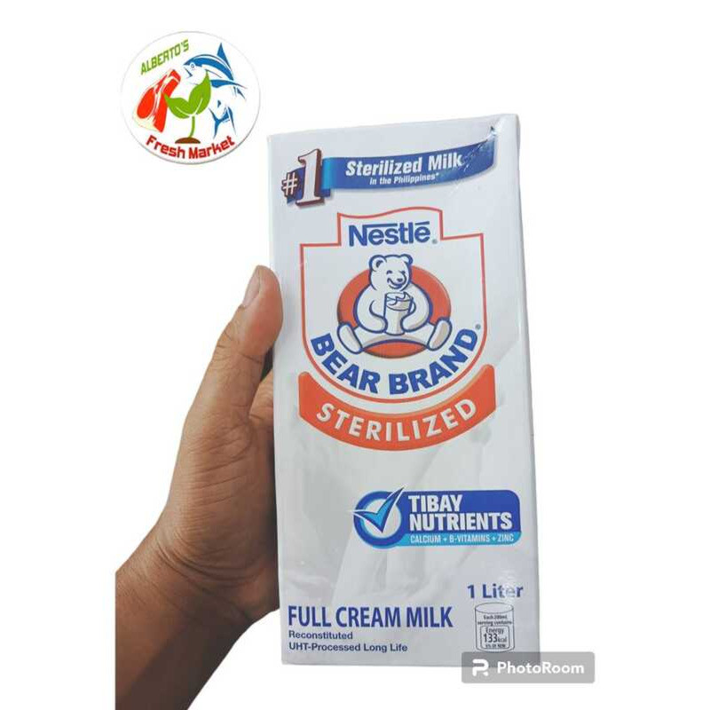 BEAR BRAND STERILIZED MILK 1 LITER Fd6 | Shopee Philippines