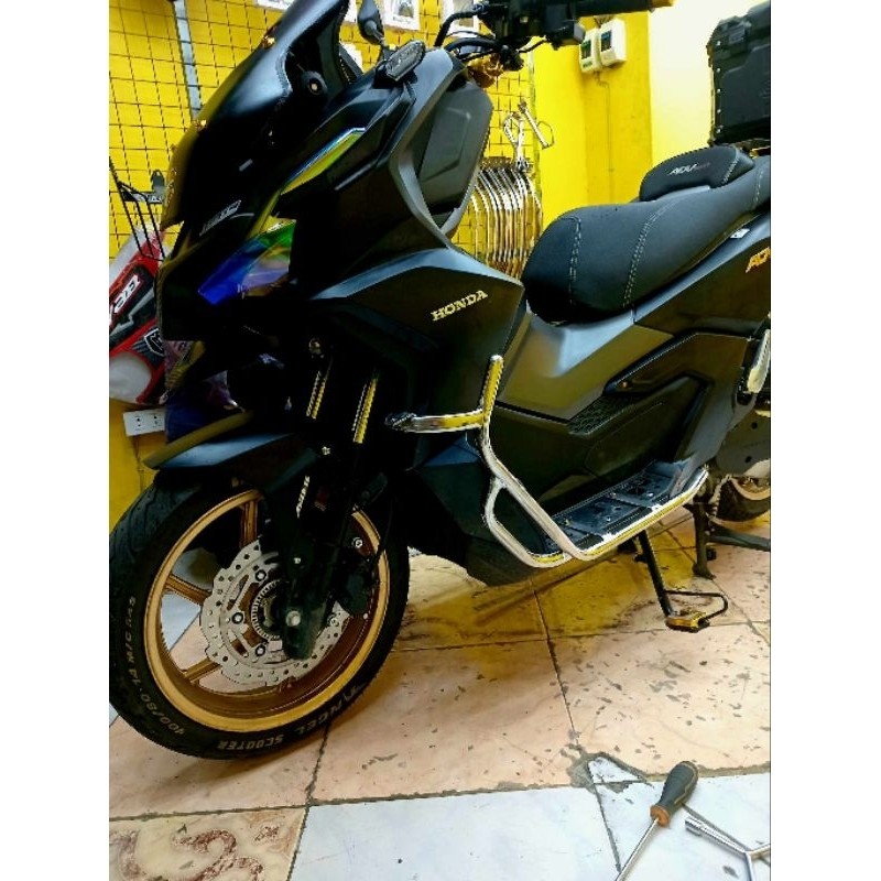 Honda Adv 160 Stainless Crash Guard with MDL BRACKET | Shopee Philippines