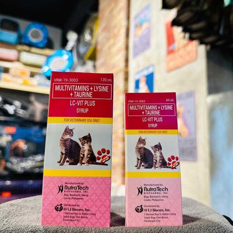 E0c Lc-Vit Plus Syrup (Multivitamins) For Cats & Kittens | Shopee ...