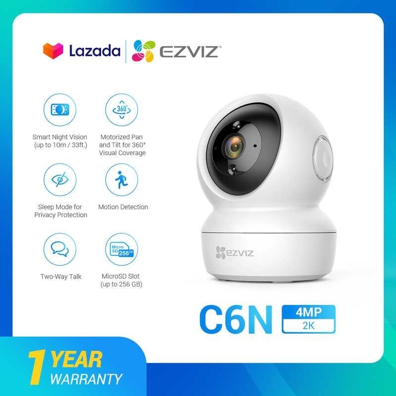 EZVIZ CCTV Camera 2K+ Pan/Tilte 360 Degree Home Mini IP Security Camera ...